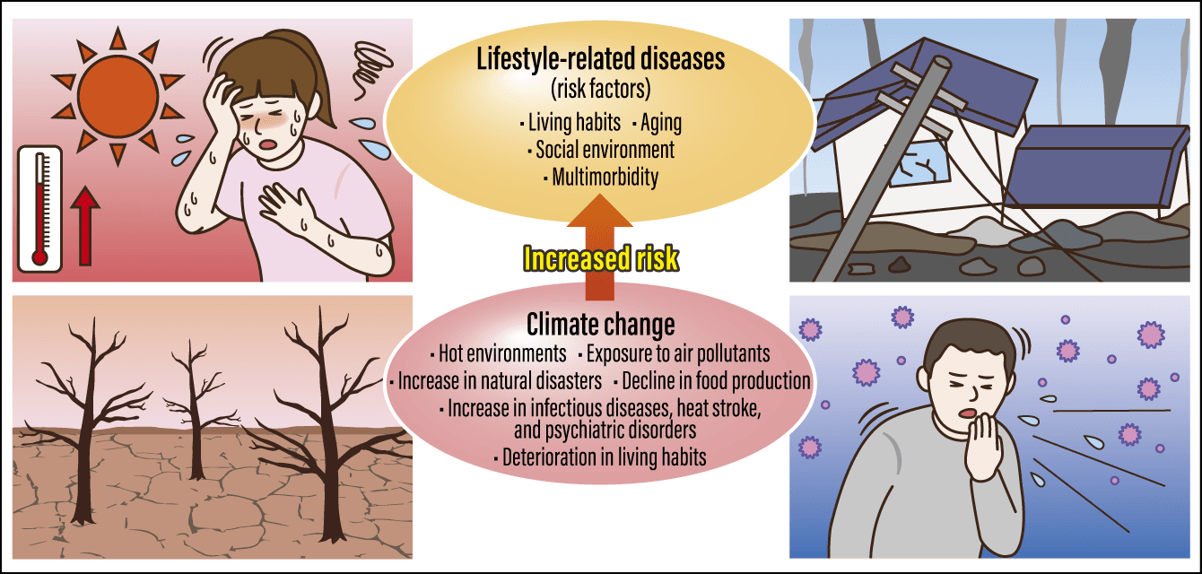 A chain reaction in the worsening of risk factors for lifestyle-related ...